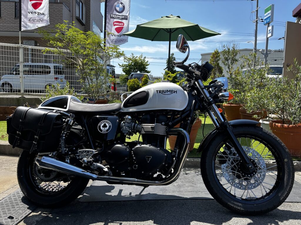 [スタッフMARCH] TRIUMPH スラクストン ACEスペシャルエディション納車！！ – Escape Blog